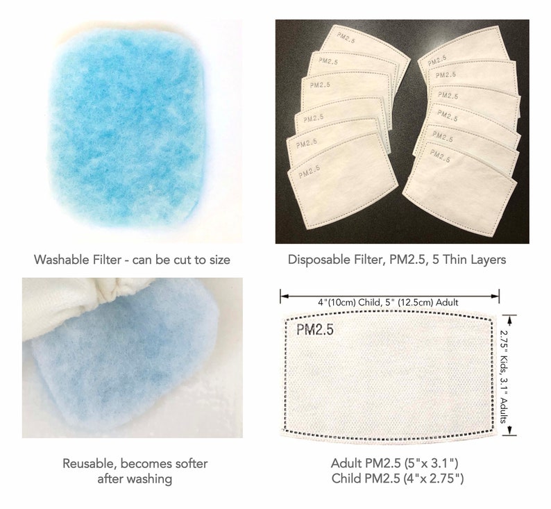 Yellow Face Mask With Filter Pocket and Nose Bridge Wire - Etsy