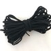 Earloop Elastic for Face Mask, 10 Yds of Soft White & Black. 1/8 3mm ...