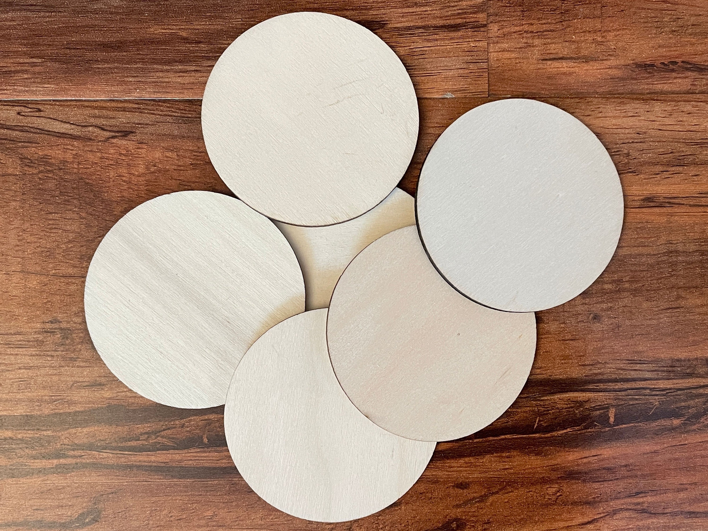 Round Wooden MDF Wood Circles 2.25 or 3 Inch Diameter 3 Mm - Etsy