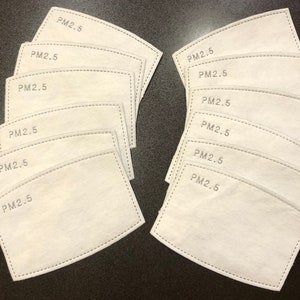Filter for Face Mask for Kids or Adults. Pm2.5 Mask Filter Insert for ...