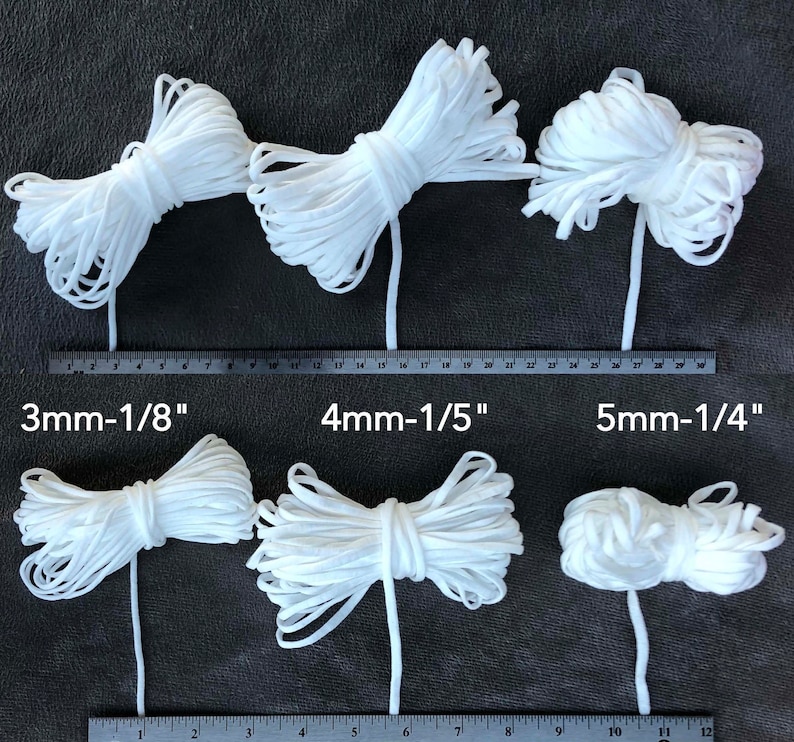 Elastic for Face Mask Elastic Cord Ear Loop Elastic Band - Etsy