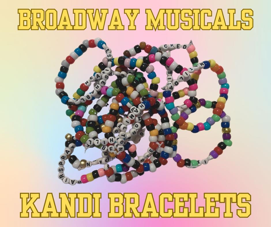 Broadway Musical Kandi Bracelets - Etsy