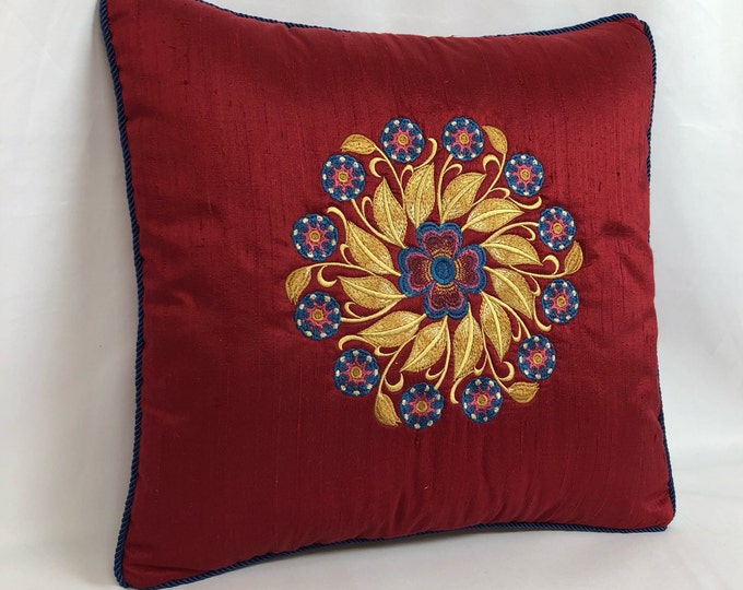 Embroidered Pillows decorative Pillows - Etsy