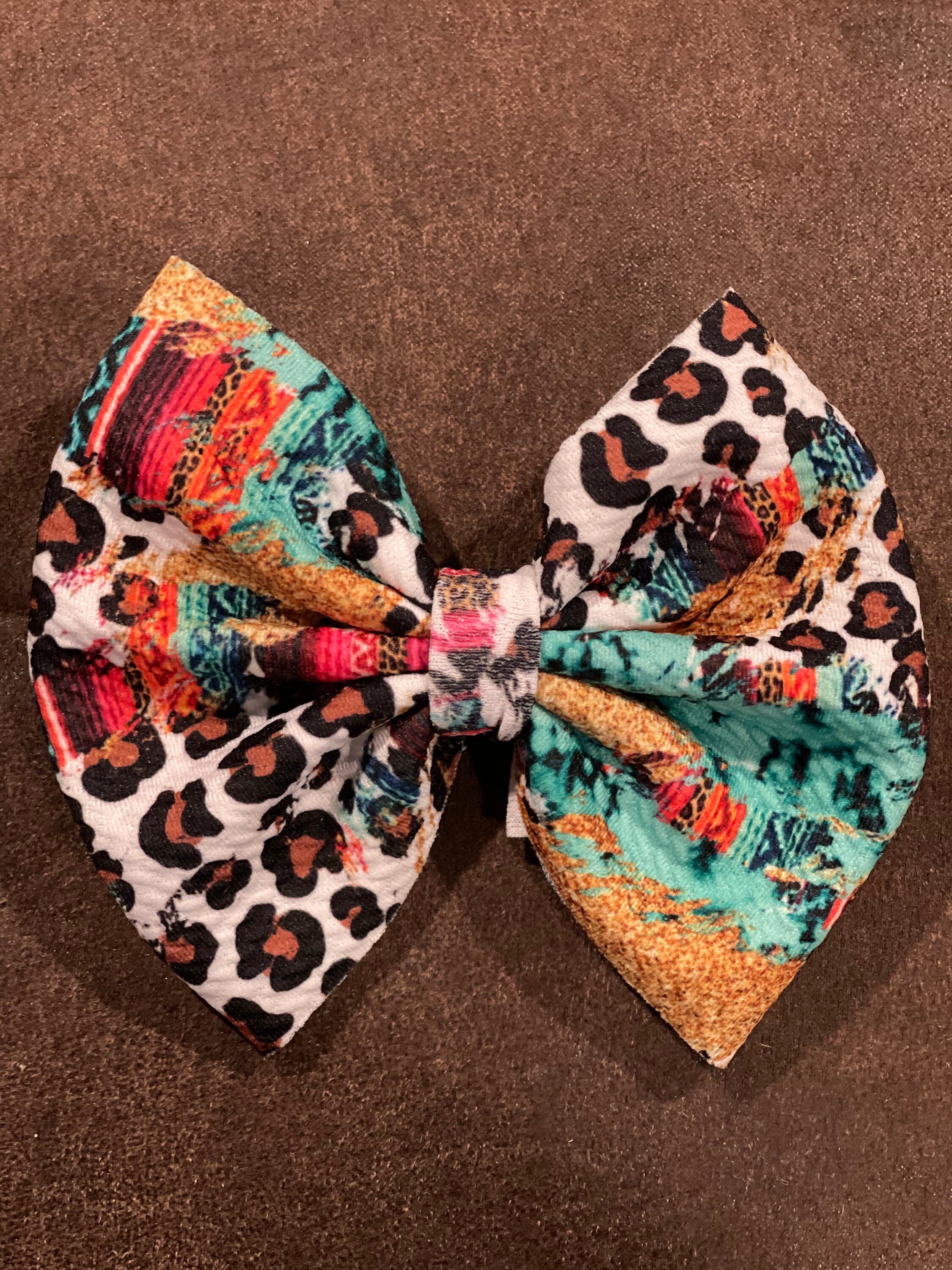 Leopard Print With Turquoise Western - Etsy