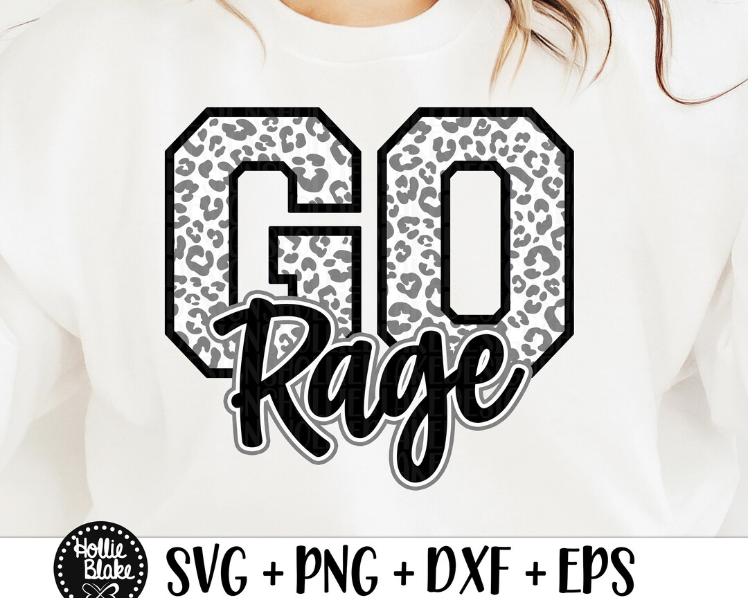 Rage SVG, Go Rage SVG, Rage Mascot SVG, Rage Football, Rage Baseball ...
