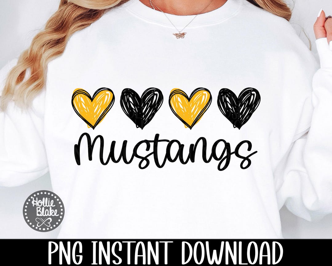 Mustangs Football, Black & Gold, Mustangs Hearts, Mustangs Love, School ...