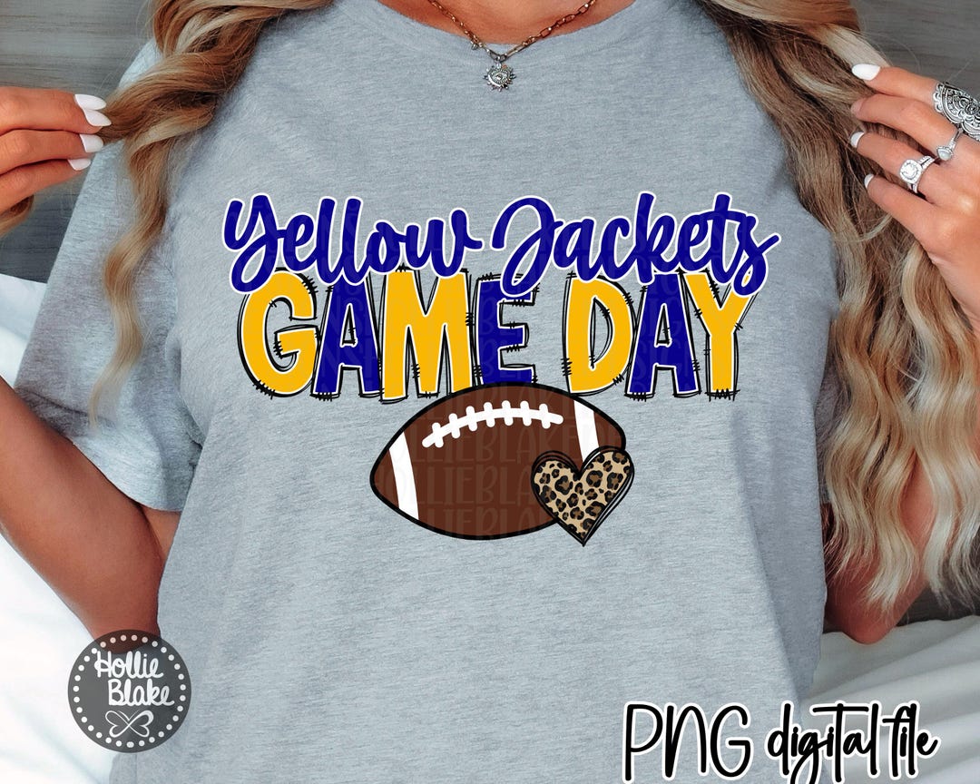 Yellow Jackets Football, Blue & Gold, Yellow Jackets Game Day, School ...