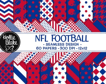 Blue Red Paper Pack - Etsy