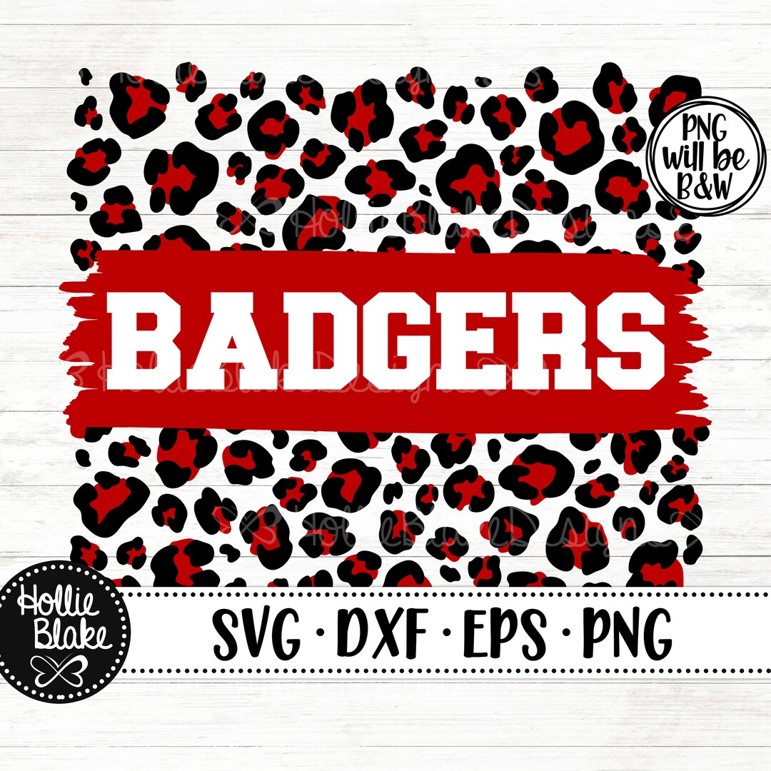 Badgers SVG Cut File Svg Dxf Eps Png School - Etsy