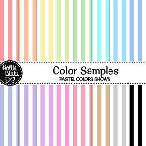 SALE!! 100 Stripes Seamless Digital Papers • Rainbow • Seamless ...