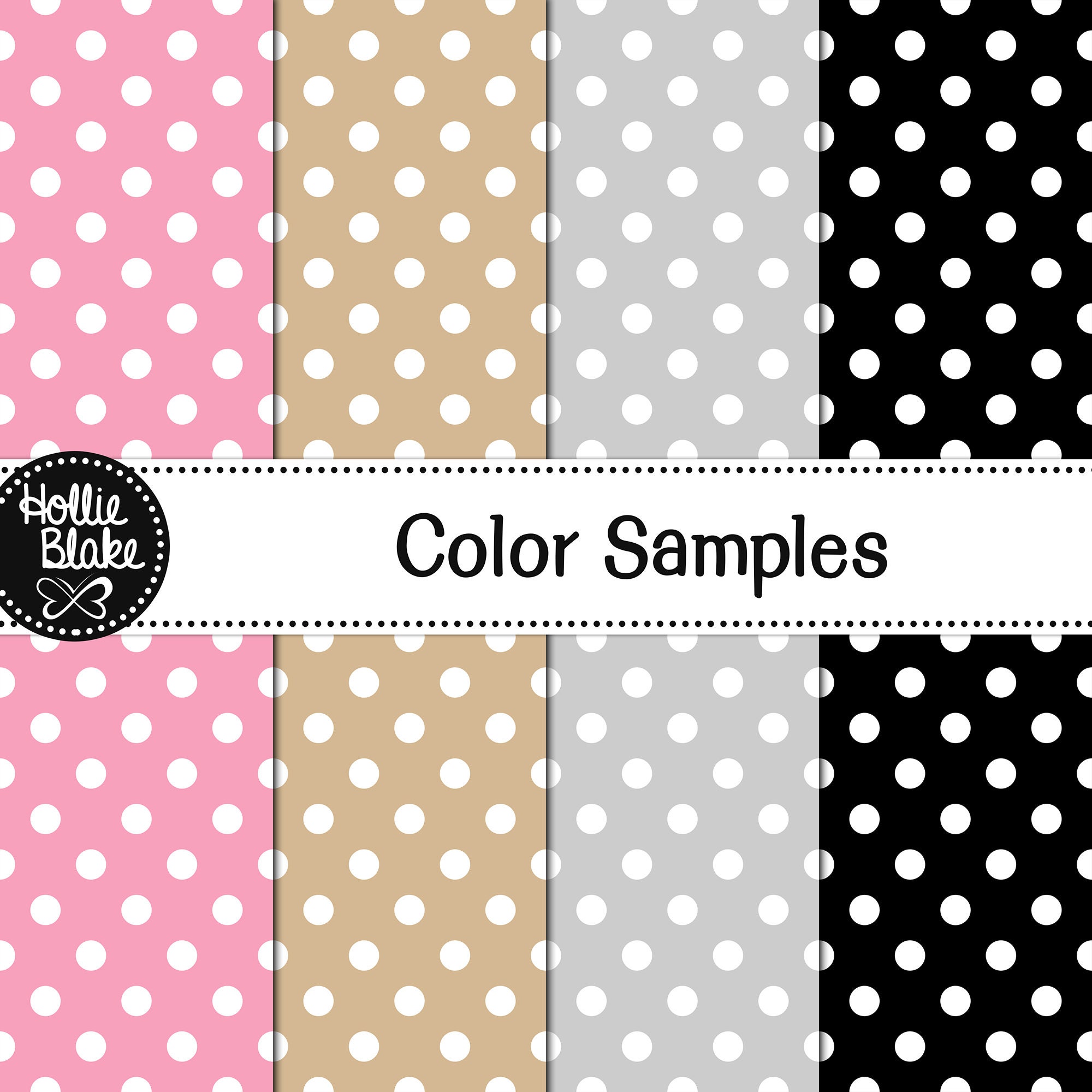 SALE!! 16 Pastel Polka Dots Seamless Digital Papers • Rainbow Digital ...