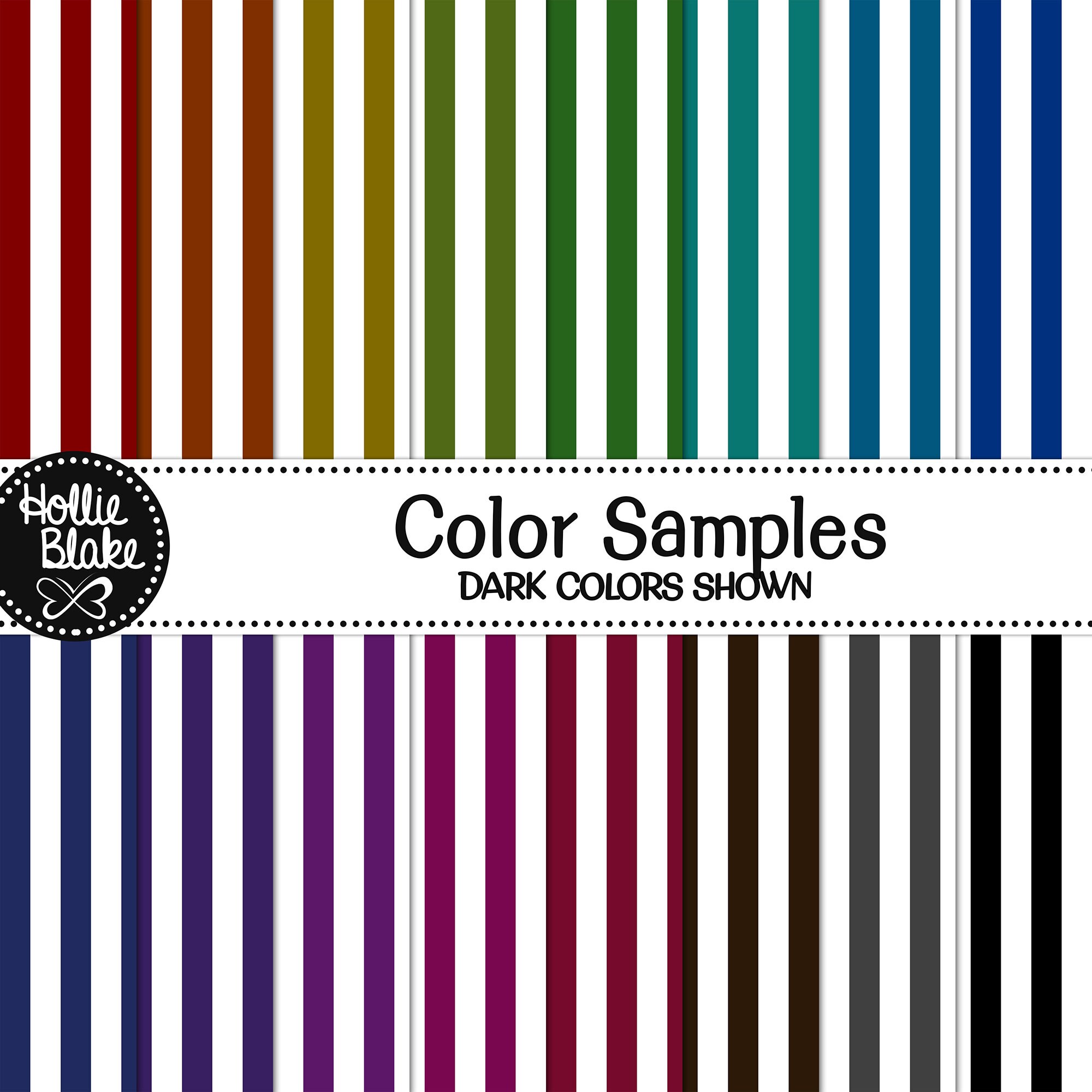 SALE 100 Stripes Seamless Digital Papers Rainbow | Etsy