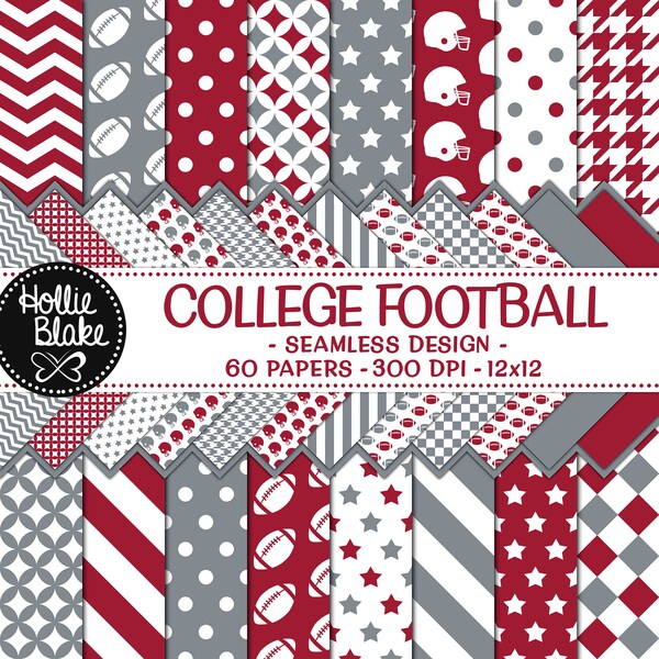 Crimson Red Gray - Etsy