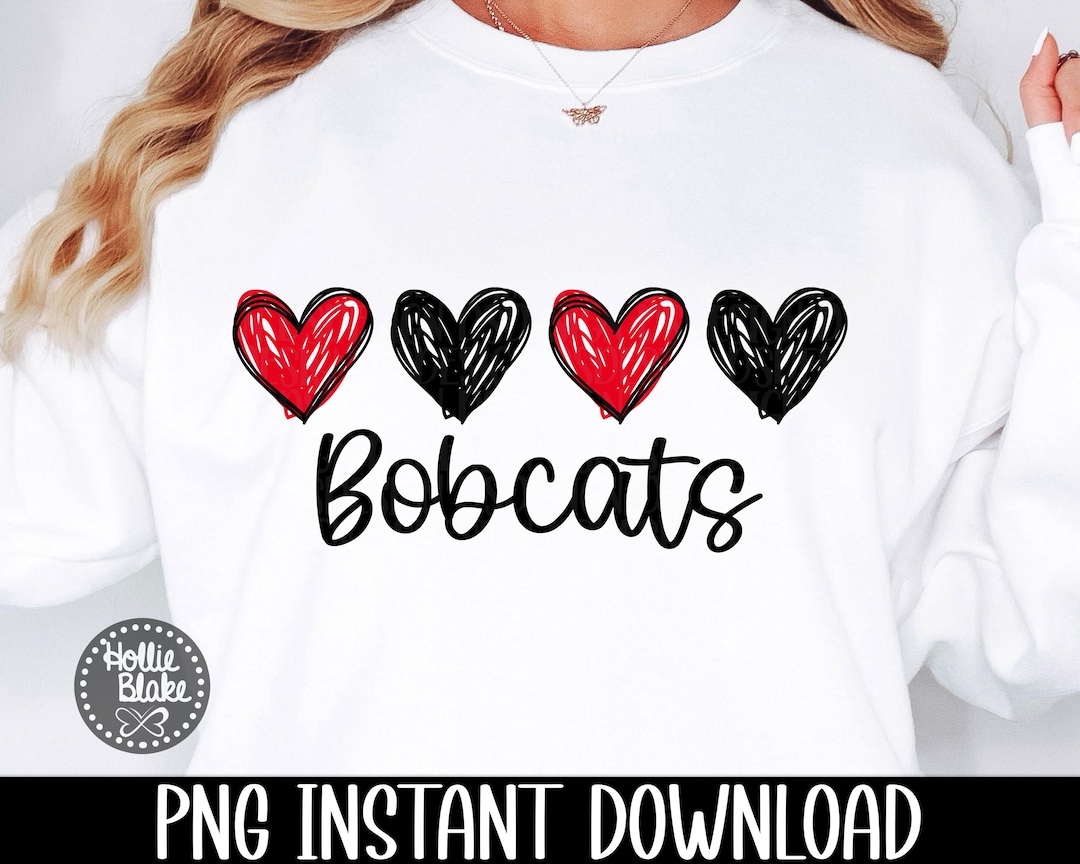 Bobcats Football, Red & Black, Bobcats Hearts, Bobcats Love, School ...
