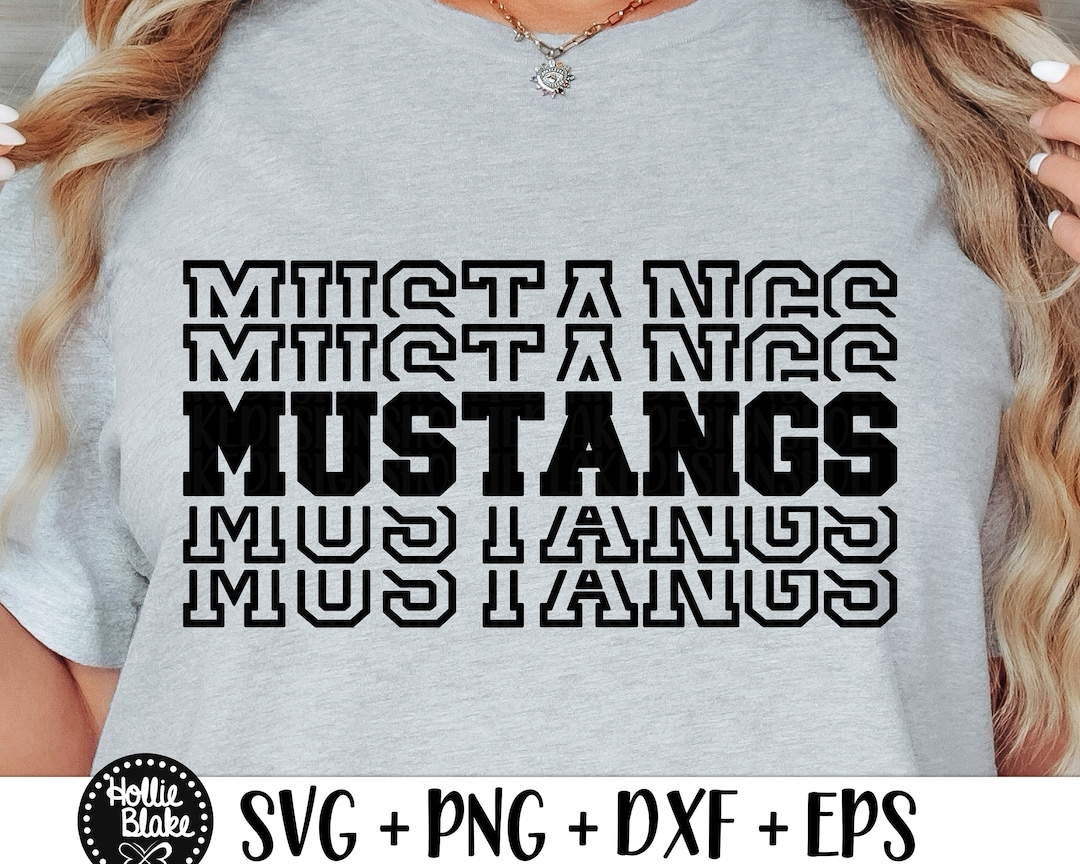 Mustangs SVG, Stacked Mustangs SVG, Mustangs Football, Mustangs ...