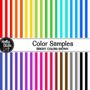 SALE!! 100 Stripes Seamless Digital Papers • Rainbow • Seamless ...