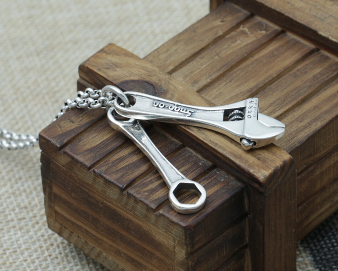 Wrench Pendant, Tool Necklace, Wrench Necklace, Mechanic's Art Necklace ...