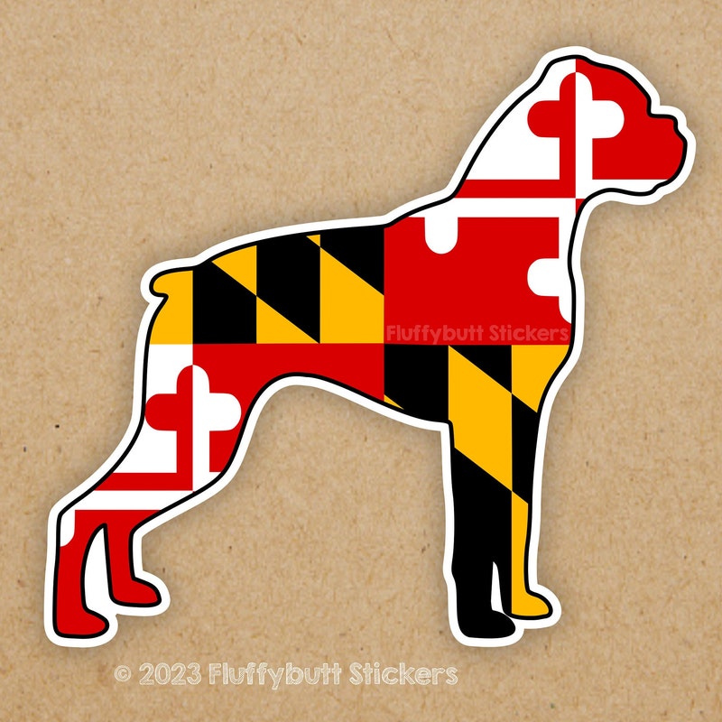 Boxer Sticker - Etsy