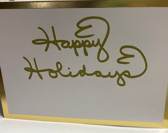 Handwritten Christmas Cards - Etsy