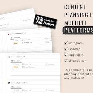 Content Marketing Hub - All-in-one Notion Template for Teams, Content ...
