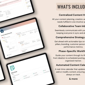 Content Marketing Hub - All-in-one Notion Template for Teams, Content ...