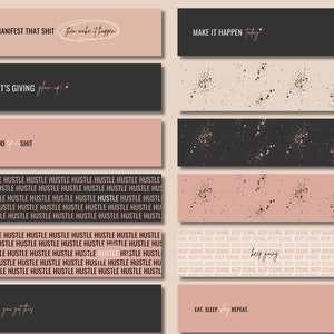 Notion Aesthetic Cover Set, Notion Banners, Motivational Quotes for ...