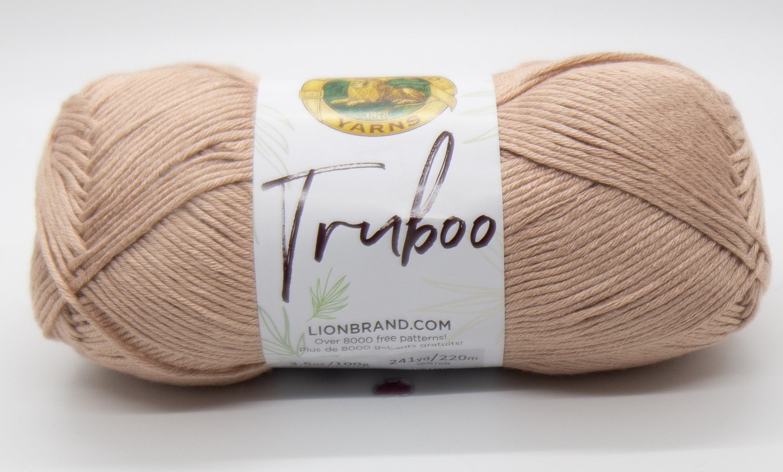 Lion Brand Truboo 123 Tan Yarn Bamboo yarn | Etsy