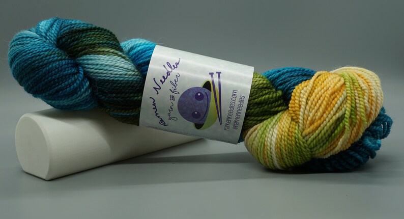 Ramen Needles Yarn & Fiber Worsted Weight in Lake Erie Monster Bessie ...