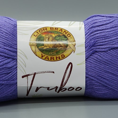 Lion Brand Truboo 100 White Yarn Bamboo Yarn - Etsy