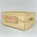 Wooden Crate With Personalised Pop Out Name, Birthday Crate, Christmas ...