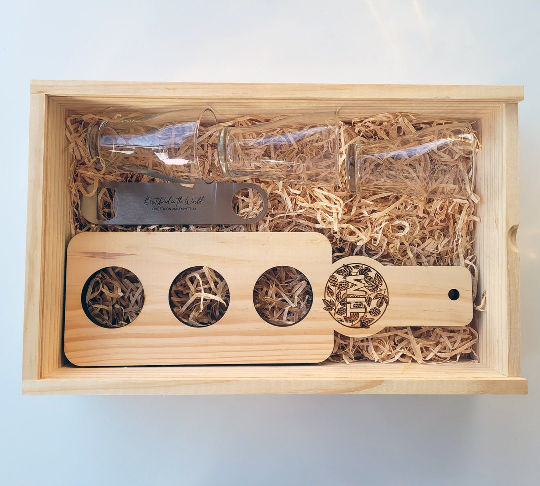 Beer Box - Personalised Beer Hamper Including Personalised Beer Paddle ...