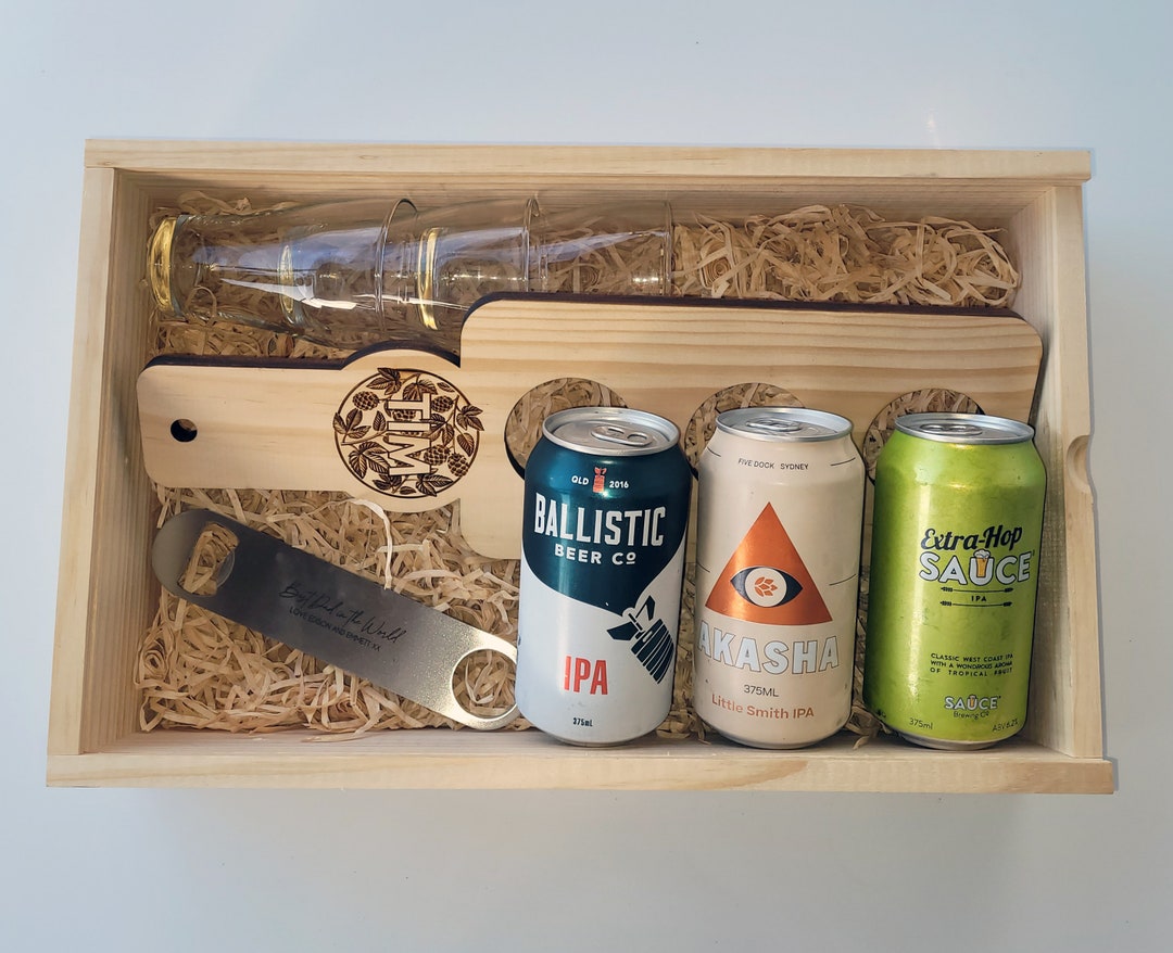 Beer Box Personalised Beer Hamper Including Personalised - Etsy