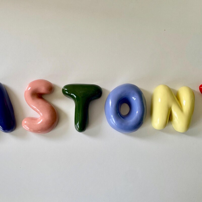 Ceramic Letters - Etsy