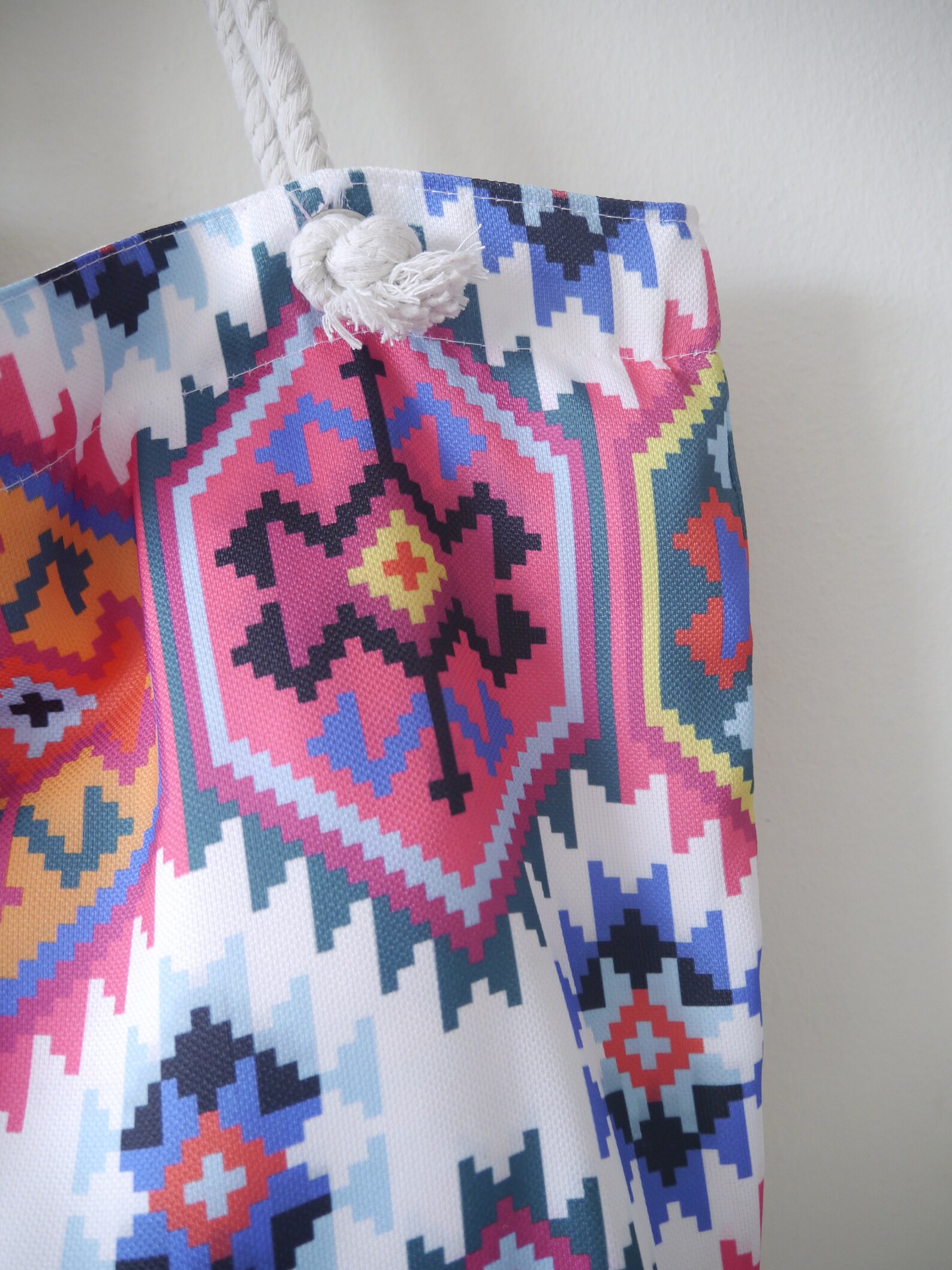 Aztec Beach Bag /aztec Tote Bag/market Tote /cute Summer Tote - Etsy