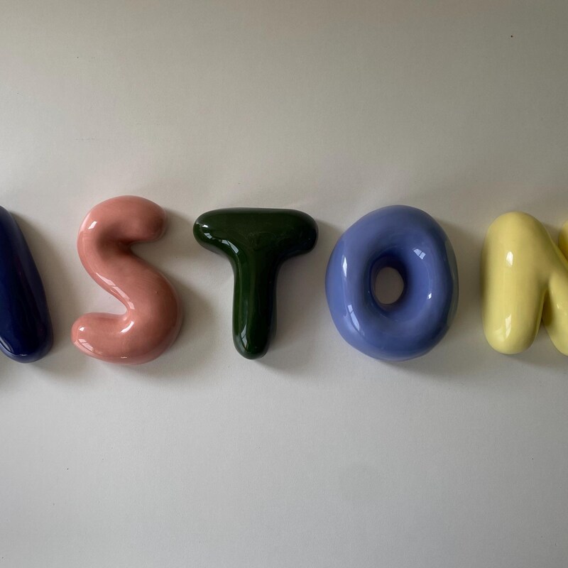 Ceramic Letters - Etsy