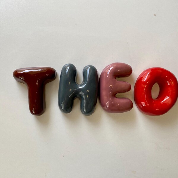 Ceramic Letters - Etsy