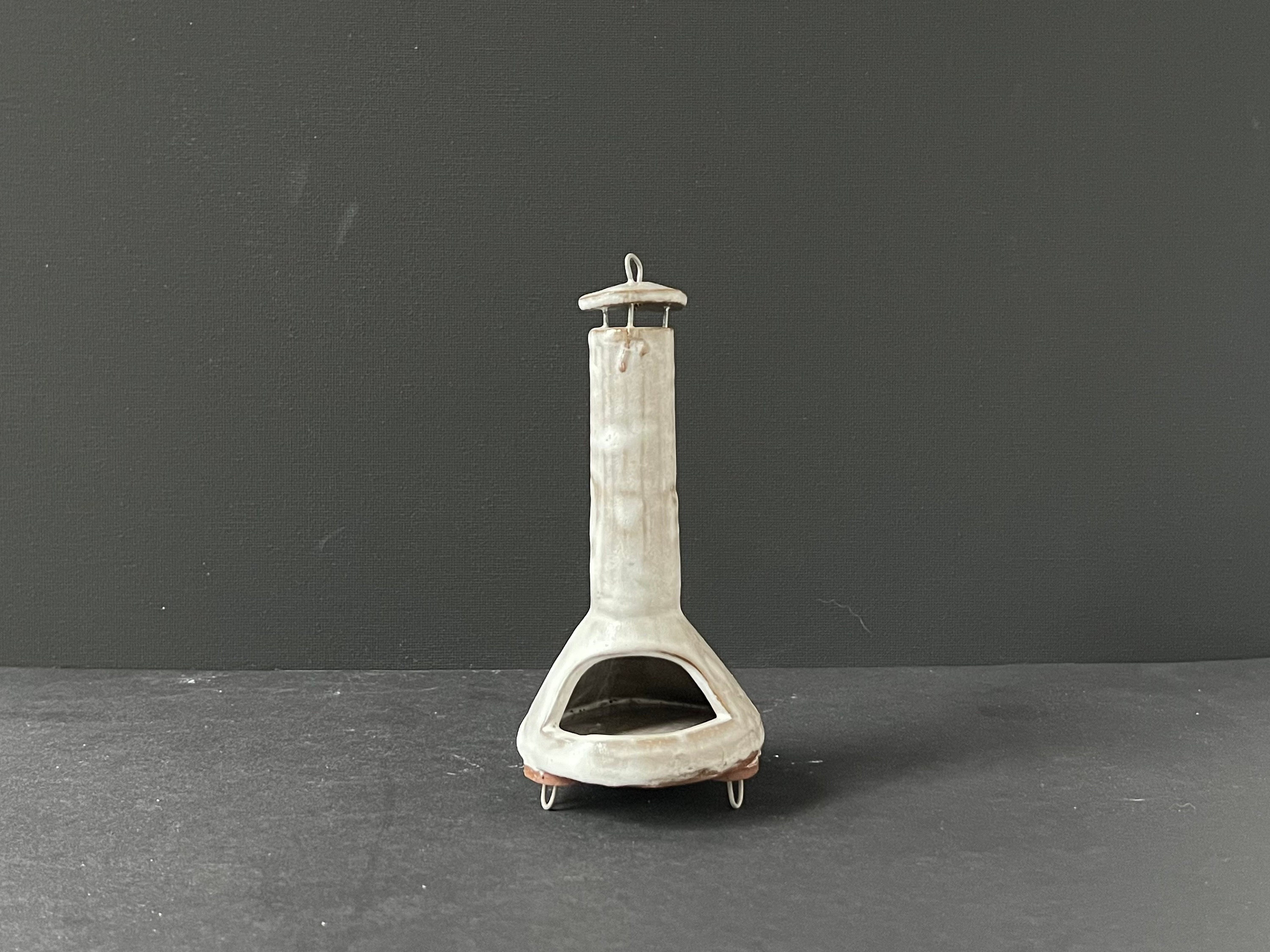 Mini Chiminea Incense Burner White - Etsy