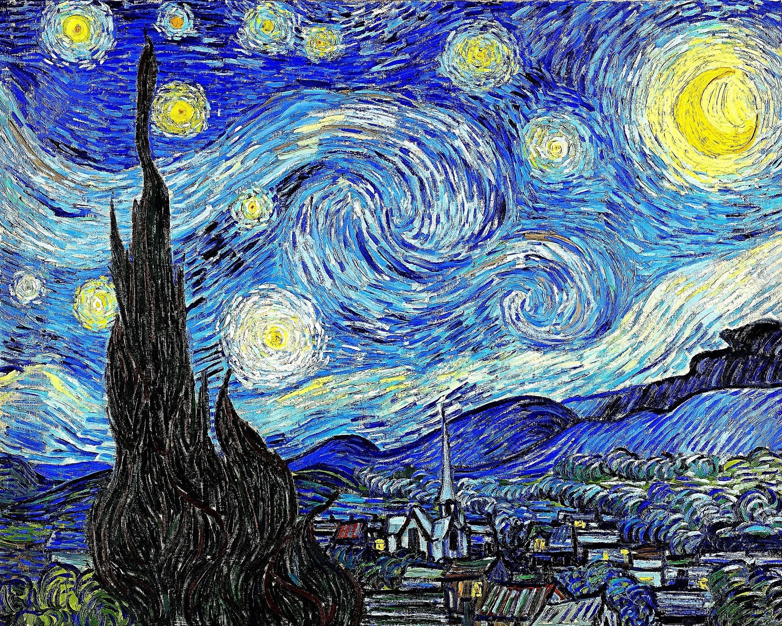 Starry Night/cross Stitch Pattern/digital File Only - Etsy