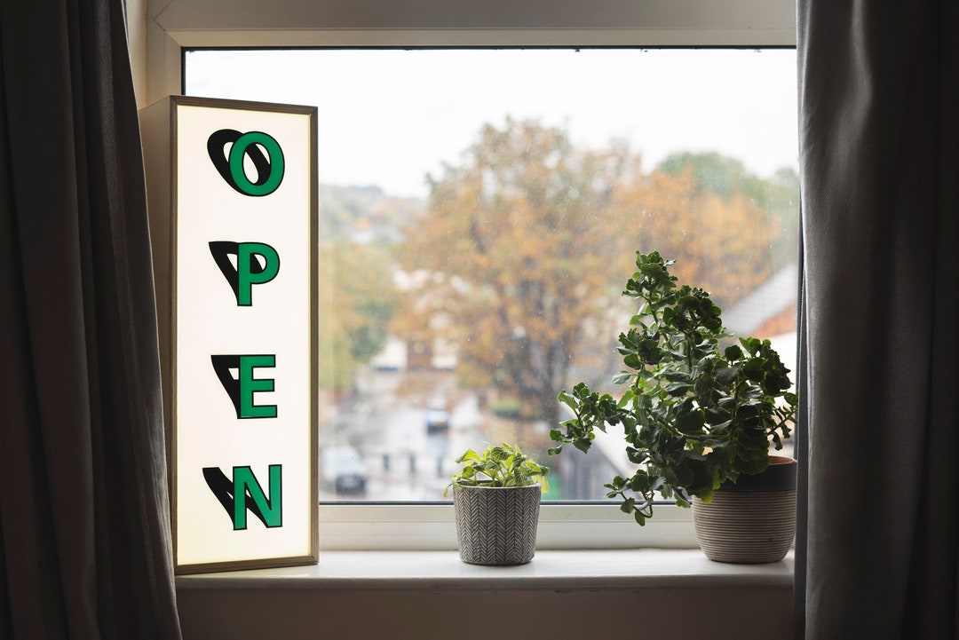 OPEN Birch Plywood Light Box - Etsy