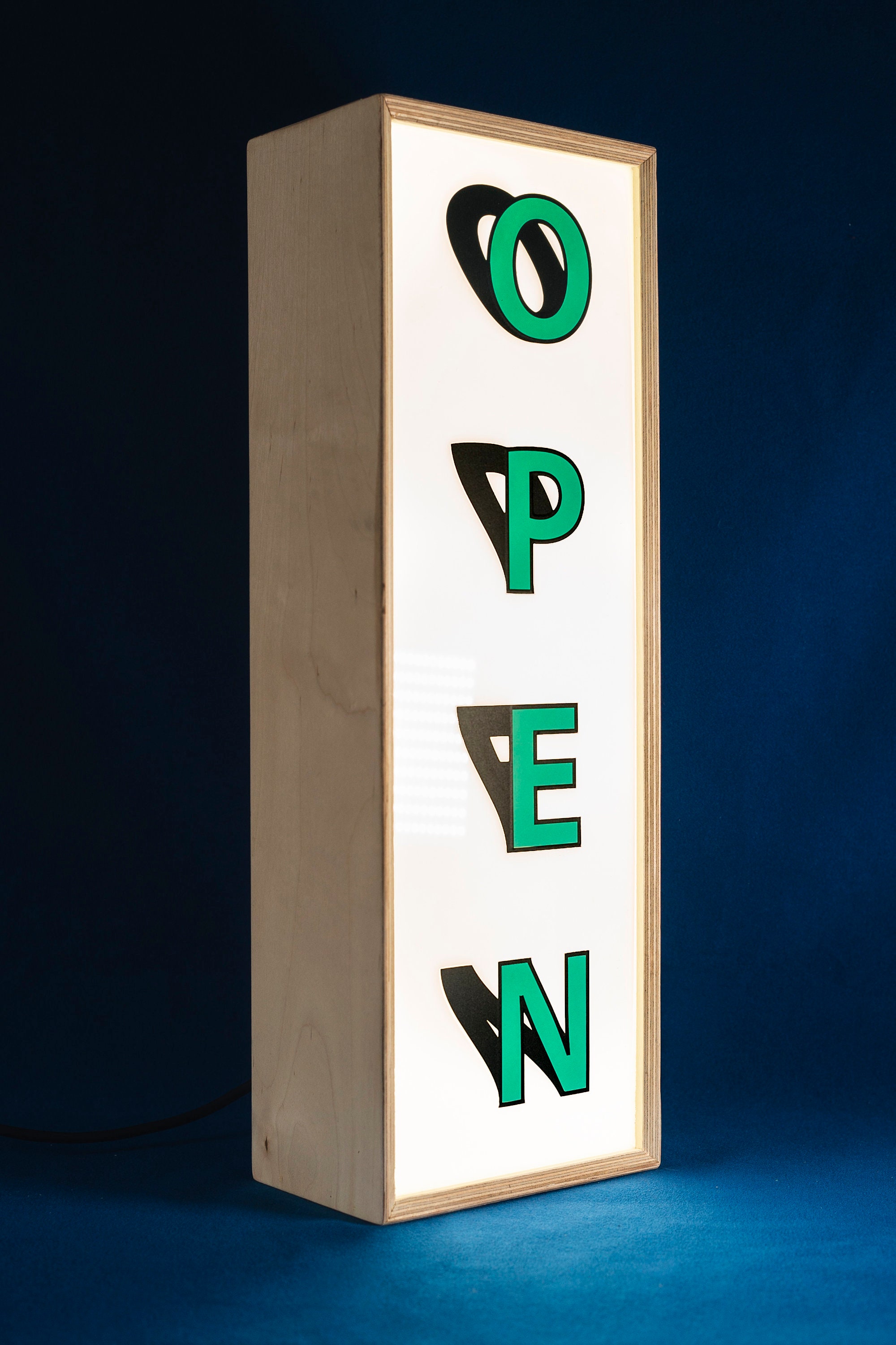 OPEN Birch Plywood Light Box - Etsy