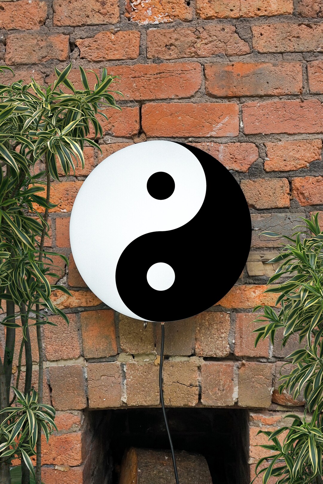 Yin Yang 400mm Acrylic LED Sign - Waterproof - Etsy