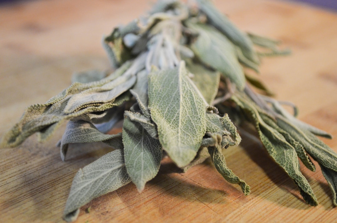 Dried Sage - Certified Organic, Culinary, Salvia Officinalis, Dried ...