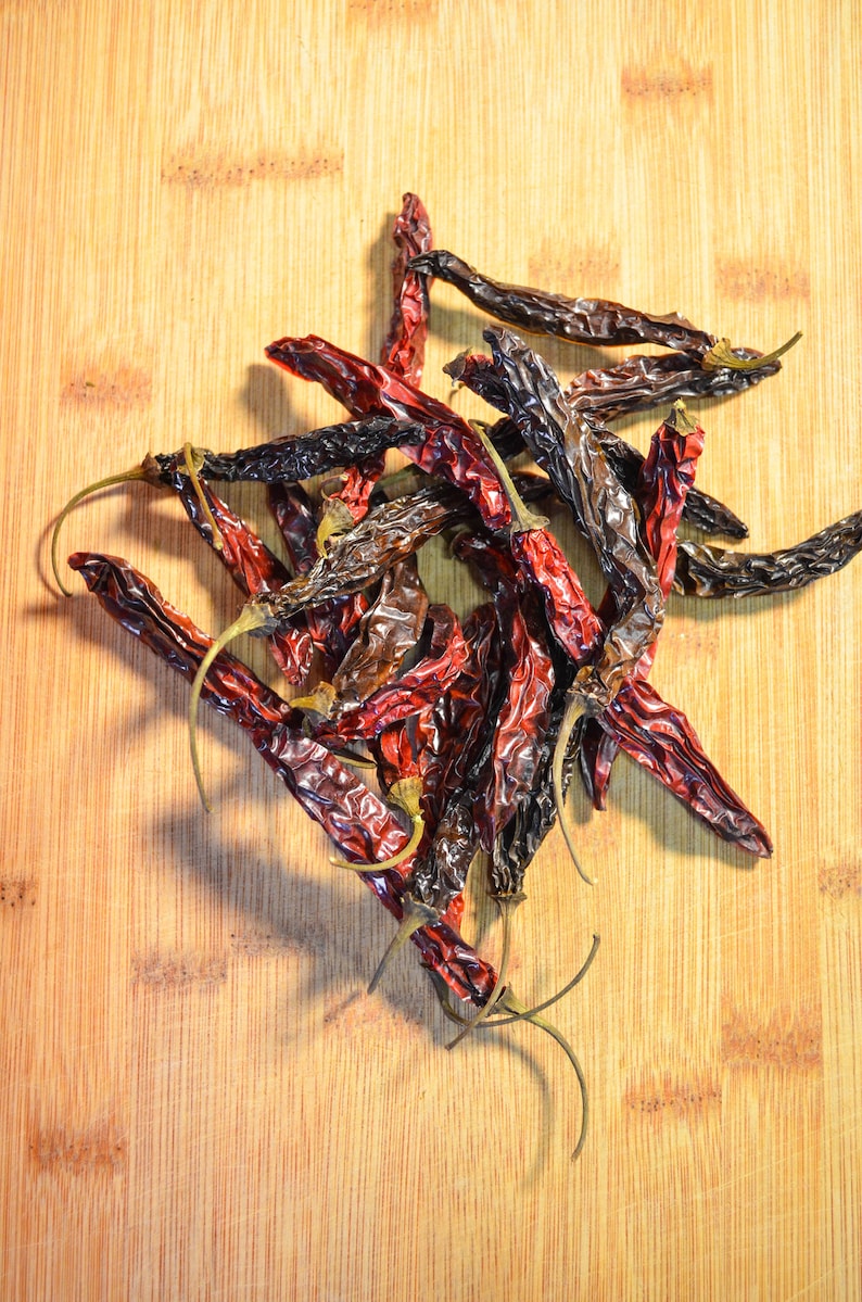 Dried Serrano Peppers Certified Organic Serrano Pepper | Etsy
