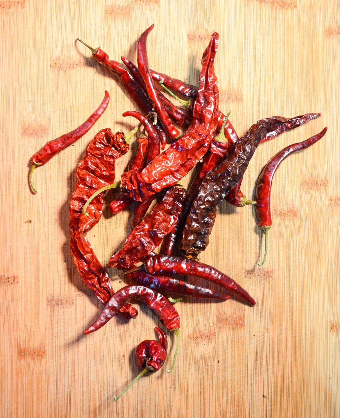 Dried Cayenne Peppers - Certified Organic, Traditional Chilies ...