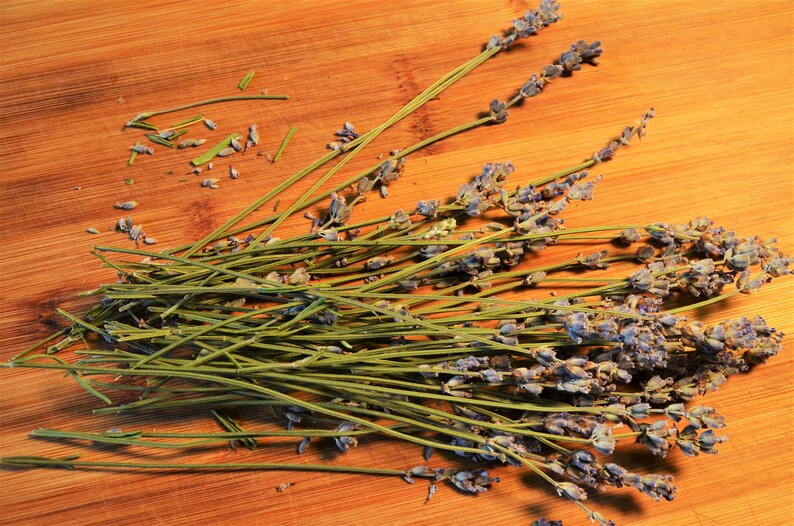 Dried Lavender Stalks - Certified Organic, Whole Lavender, Edible ...