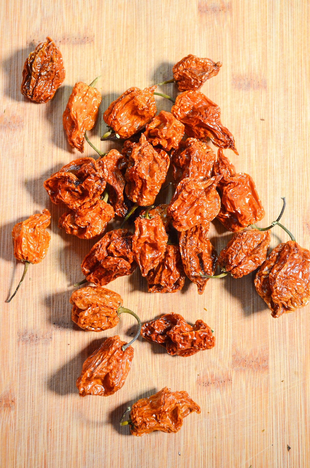 Dried Habanero Peppers - Certified Organic, Habanero Pepper ...