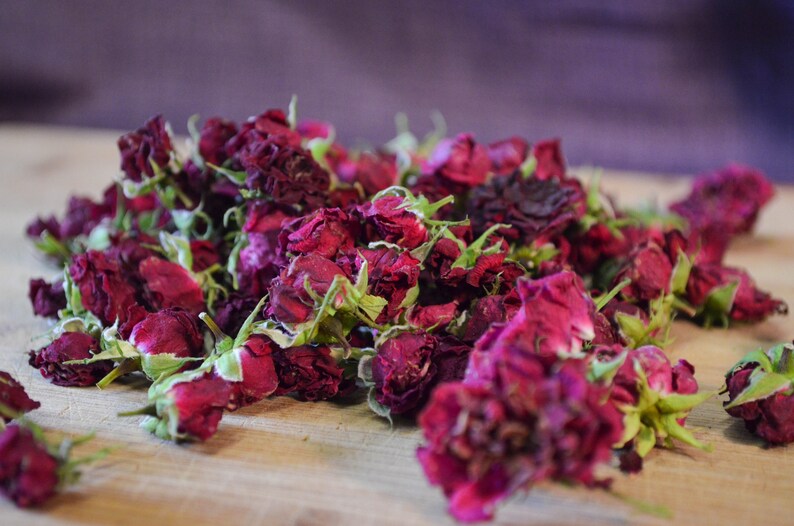 Dried Mini Roses Certified Organic Dried Flowers | Etsy