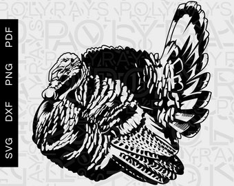 Wild Turkey Stencil