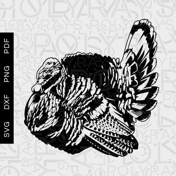 Turkey Svg Dxf Thanksgiving Svg Bird Svg Cute Turkey Svg | Etsy Canada