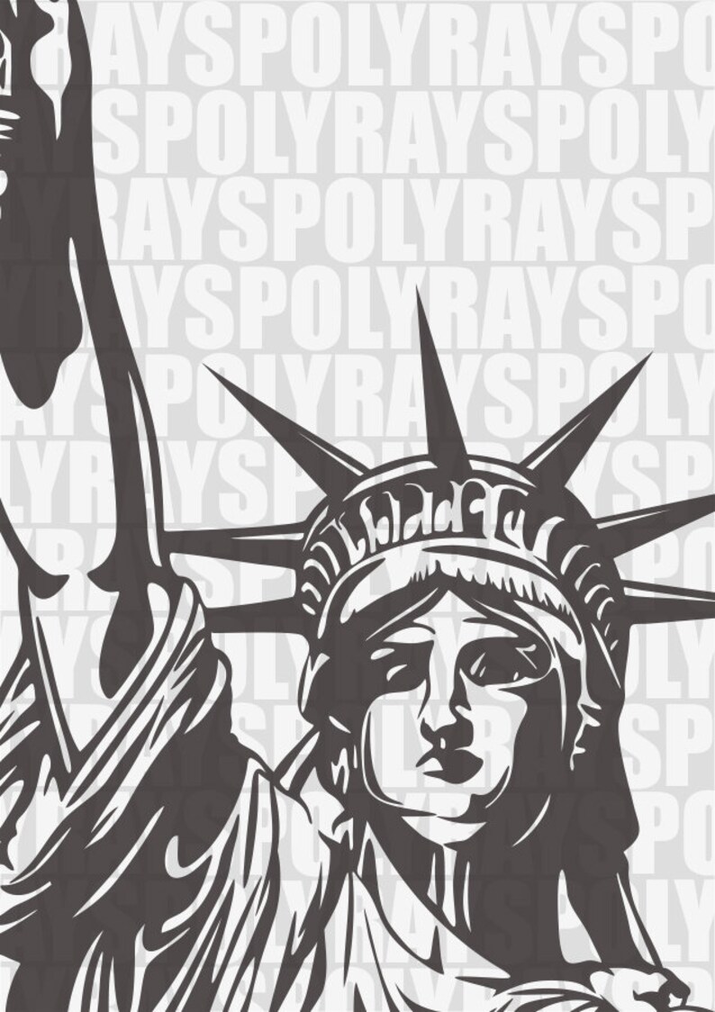 Statue of Liberty Svg Ational Monument Svg Independence Day | Etsy